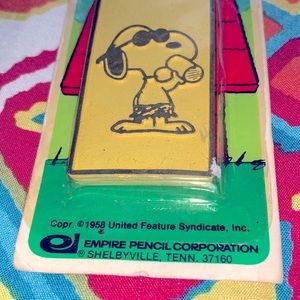 Office | Vintage Peanuts Quality Snoopy Eraser Empire Pencil Corp 1958 ...